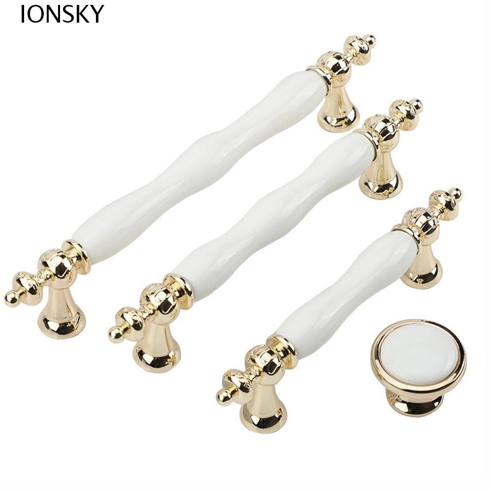 IONSKY Doorknob กระบวนการชุบฮาร์ดแวร์อเนกประสงค์ที่ทนทาน มือจับประตูตู้ ...