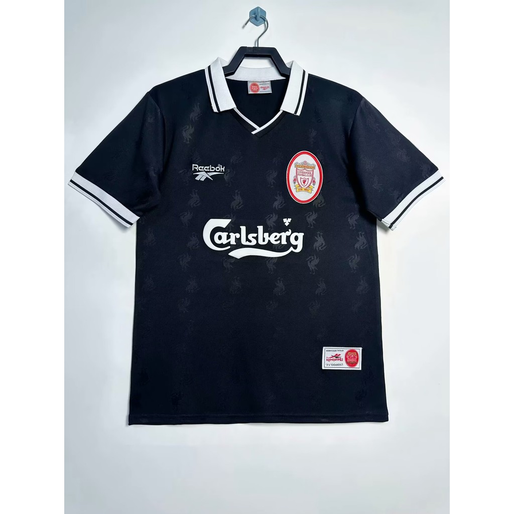 9697 เสื้อย้อนยุค Liverpool 2 away, เสื้อ AAA+premium, เสื้อฟุตบอลแขน ...
