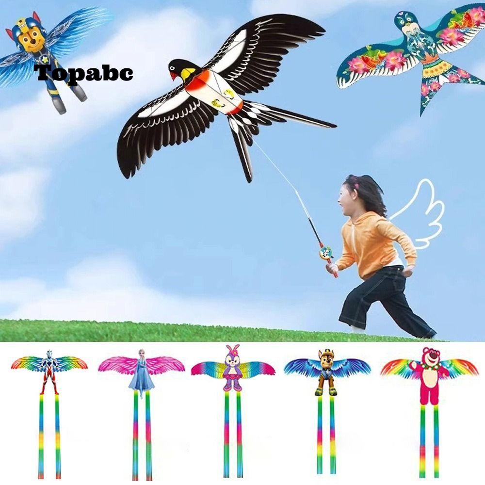 TOP ขนาดใหญ่ Eagle Kites, DIY ของเล่น Kuromi Labubu Capybara พลาสติก ...