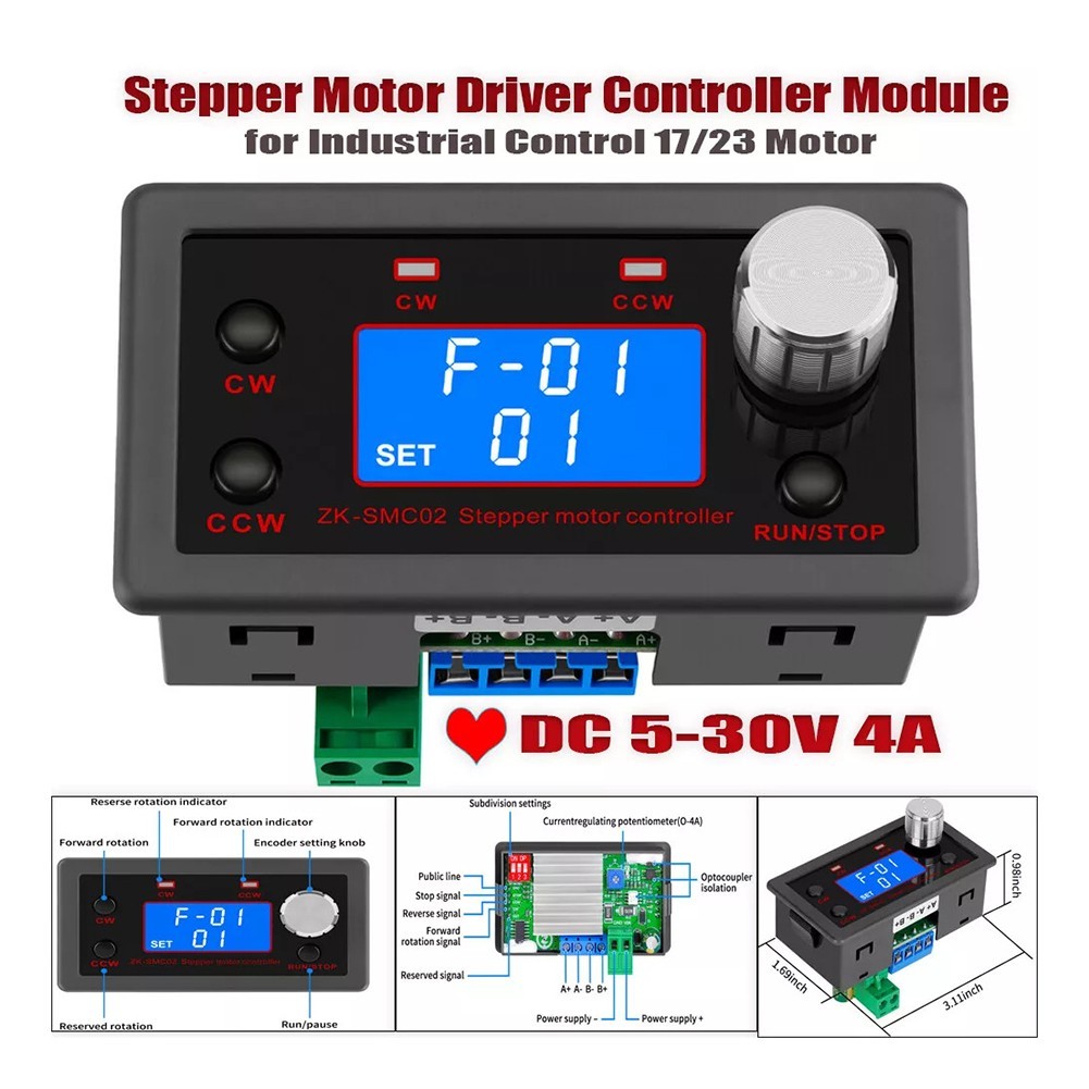 【Good】User Friendly Stepper Motor Controller with Manual and Automatic ...