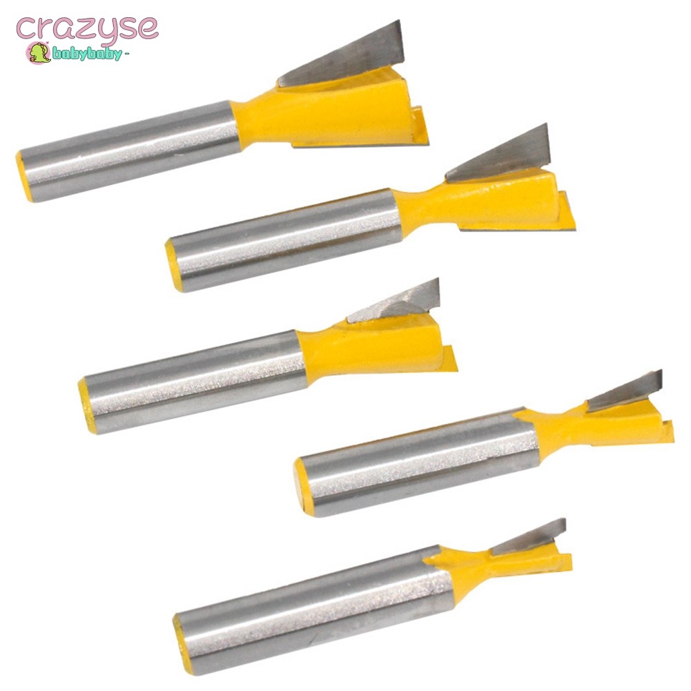 [Cra]คุณภาพสูง 8 มม.Shank Dovetail Joint Router Bits งานไม้แกะสลัก Bit ...