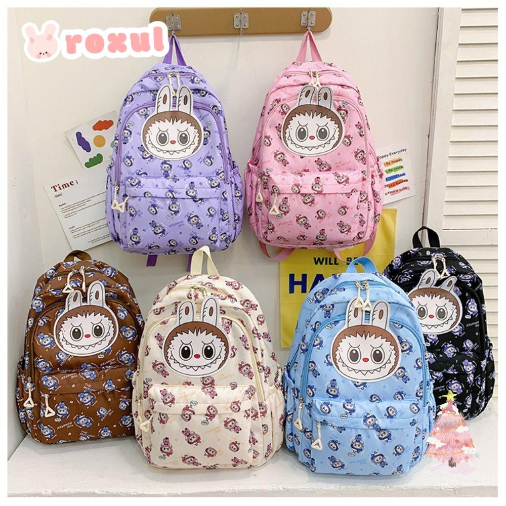 Roxul กระเป๋านักเรียน, POP MART Cartoon Labubu Backpack, กระเป๋าสะพาย ...