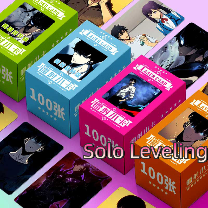 Solo Leveling Card ชุดการ์ด LOMO แบบปรับระดับ Solo – การ์ดรูปถ่ายขนาด 3 ...