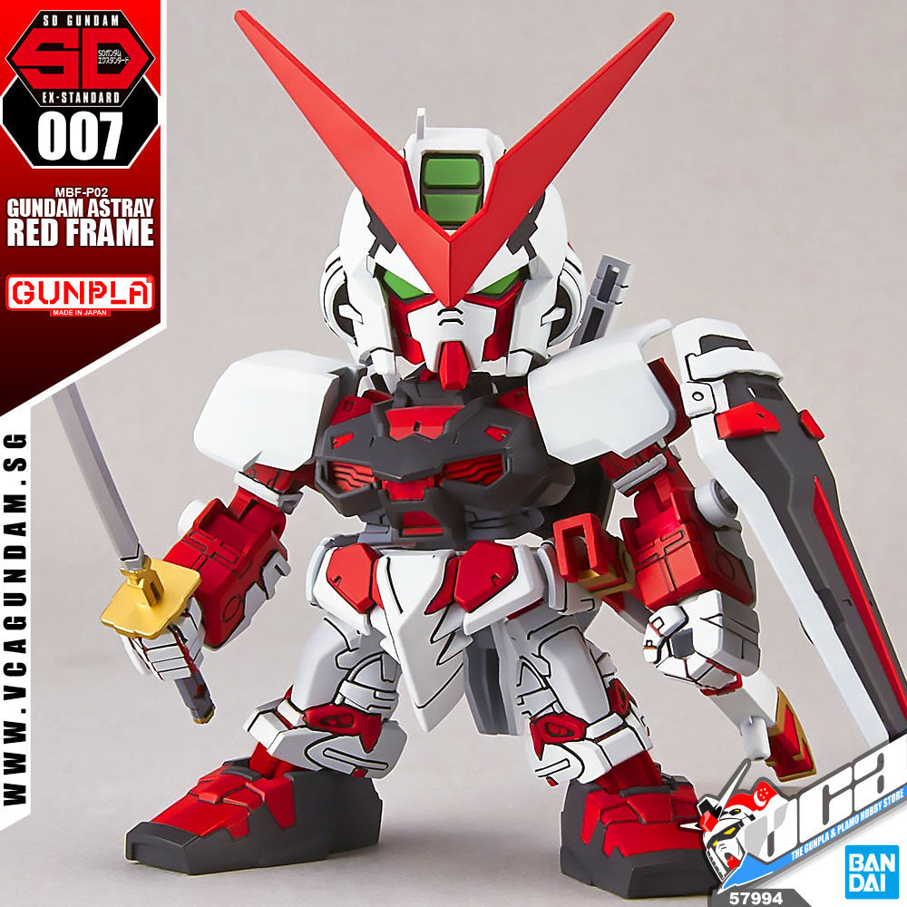 Bandai GUNPLA SD EX STANDARD SDEX GUNDAM ASTRAY RED FRAME CUTE SMALL ...
