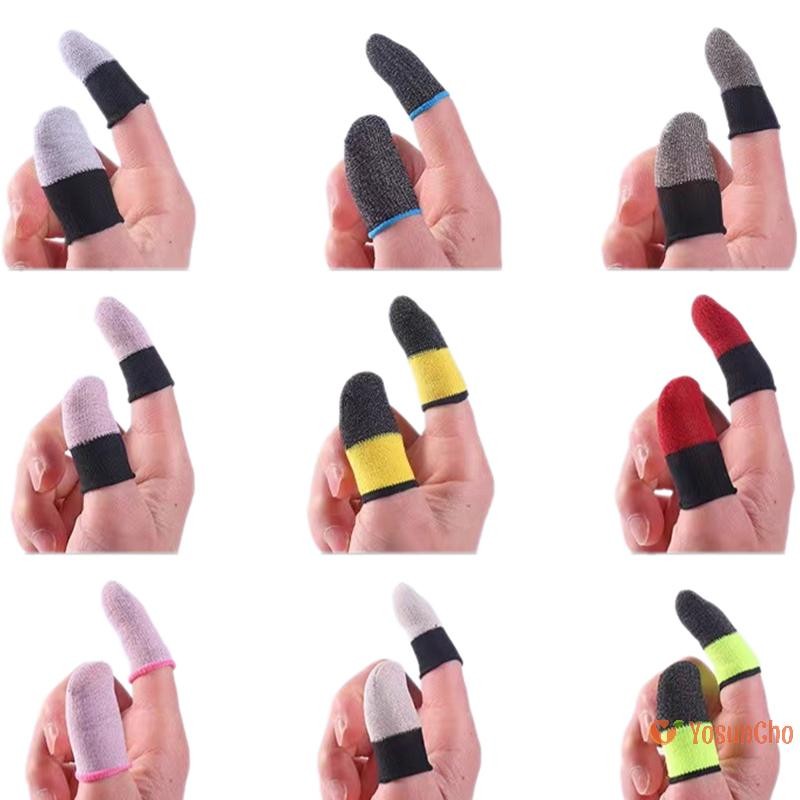 Yosunchoker] 1 คู่ Anti-slip Finger Cots Breathable Silver Fiber Anti ...