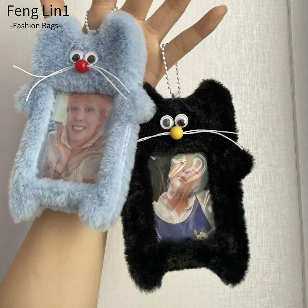 FENGLING ที่วางโฟโต้การ์ดตุ๊กตา, ฝาครอบการ์ดภาพถ่ายKpopการ์ตูนแบบพกพา ...