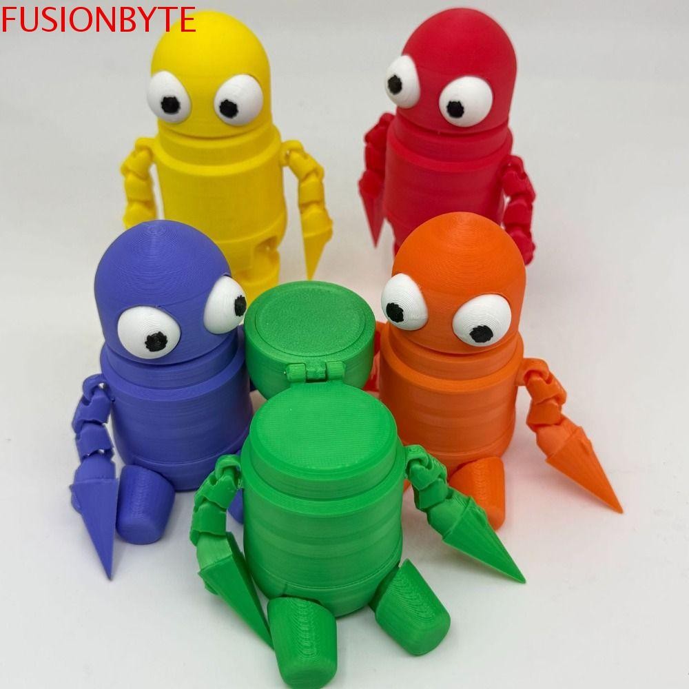 FUSIONBYTE REPO ตัวเลขตุ๊กตา, 3D พิมพ์ Joint Movable REPO หุ่นยนต์ของเล่น, ห้องตกแต่งโต๊ะการ์ตูน ...