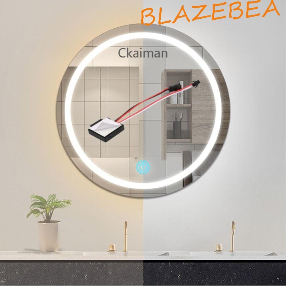 BLAZEBEA สวิตช์เซ็นเซอร์สัมผัส, 12V 3A 36W สมาร์ทไฟ LED ไฟหน้ากระจก, Backlight ตกแต่ง Touch ...