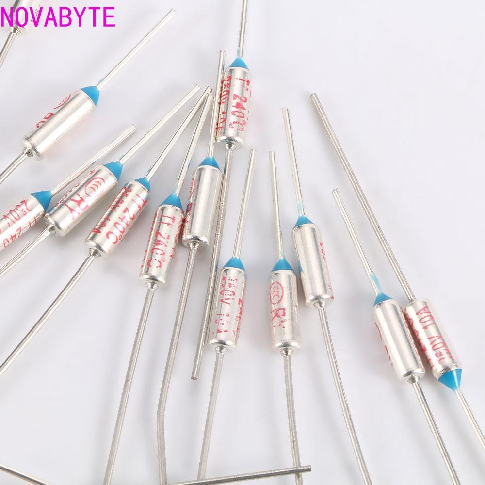 NOVABYTE ฟิวส์อุณหภูมิ TF-240 20 ชิ้นเตาอบไมโครเวฟหม้อหุงข้าว 10A ฟิวส์ ...