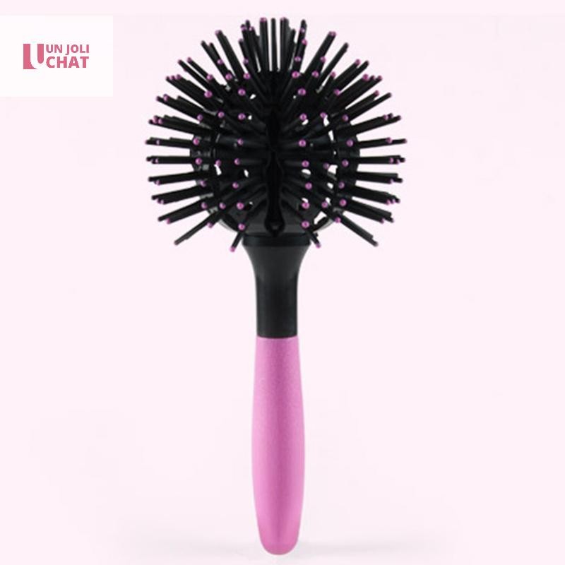 ดี 3D Round Hair Brushesb Salon make up 360 องศา Ball Style Tools Hairb ...