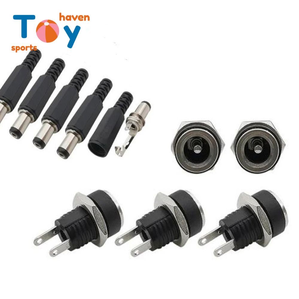 SPORTSHAVEN 50 ชิ้นปลั๊กชายหญิง, DC 5521 DC 5525 DC Adapter ...