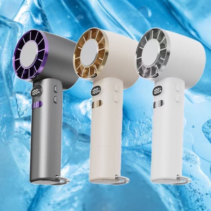 H38 พัดลมไอเย็น พกพา Ice pack Wuji Handheld fan พัดลมมือถือ รุ่นJY-01 ...
