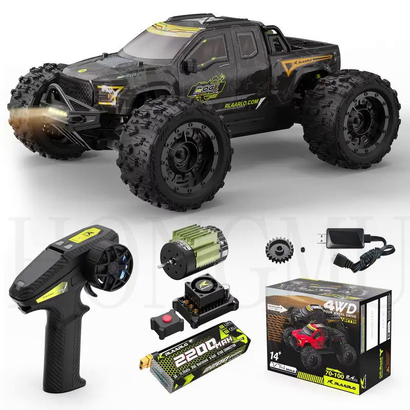 Raarlo 1/14 Gladiator RC รถ Off Road 4x4รถบรรทุก brushless 100 km/h ...