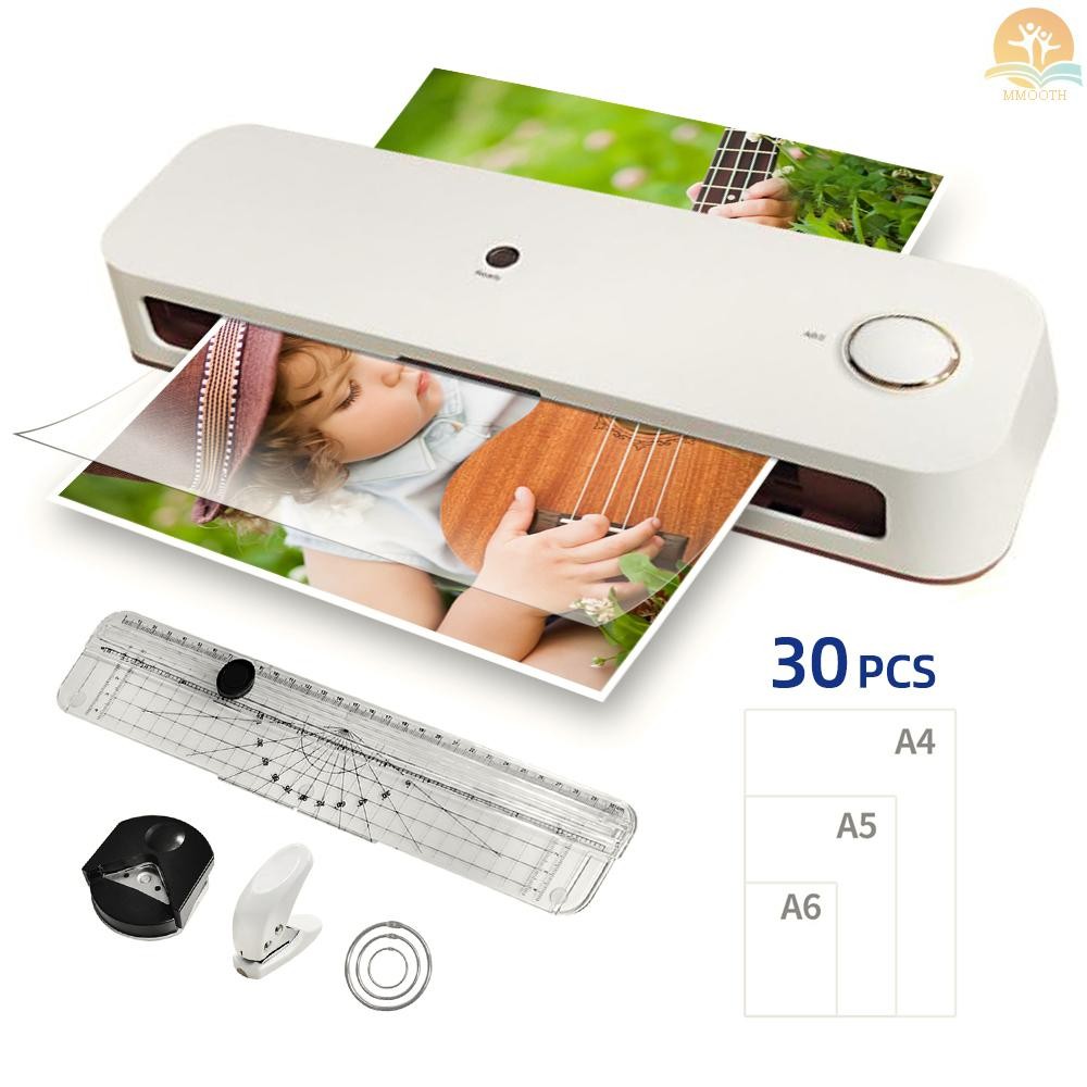 เครื่องเคลือบบัตรเดสก์ท็อปชุด 6in1 A4 มัลติฟังก์ชั่นร้อนและเย็นพร้อม ...