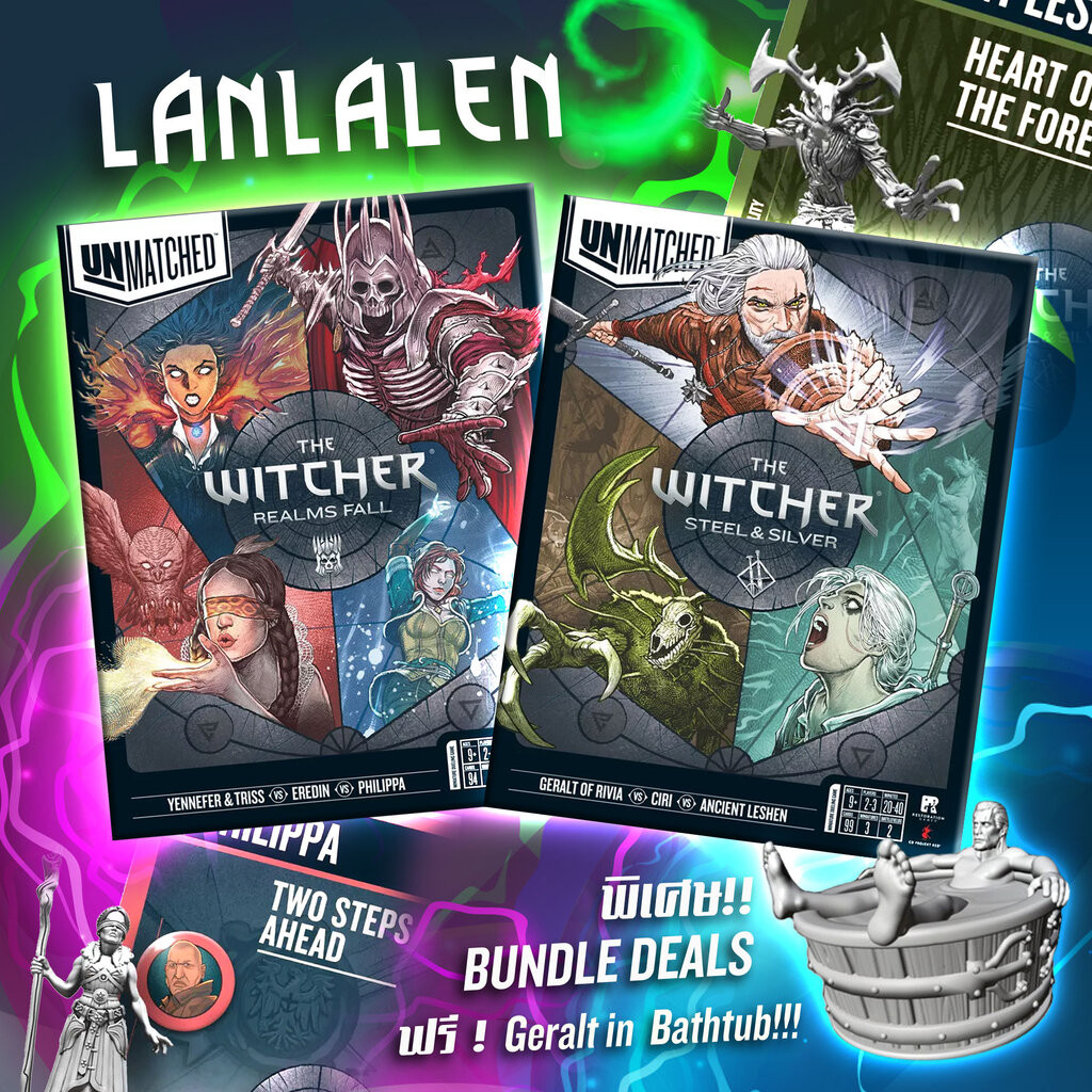 Unmatched: The Witcher Exclusive Bundle Board Game บอร์ดเกม [Pre-Order ...