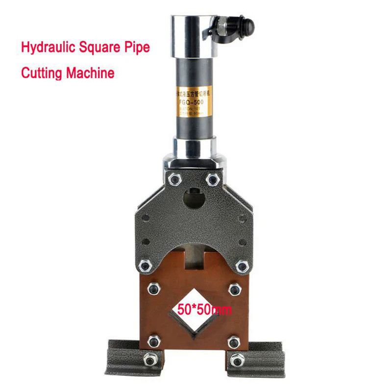 Portable Hydraulic Square Pipe Cutting Machine 50*50mm Angle steel ...