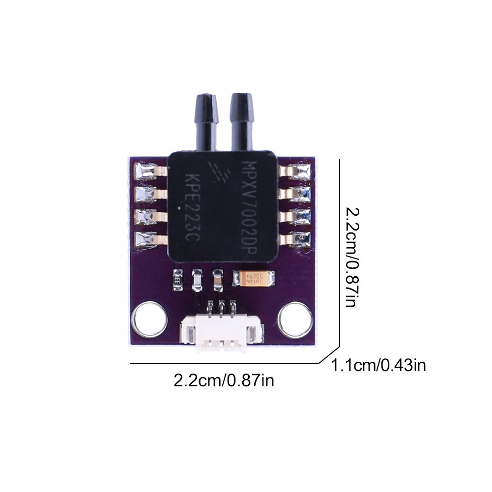 Mpxv7002dp Differential Pressure Sensor Airspeed Meter Breakout Board ...
