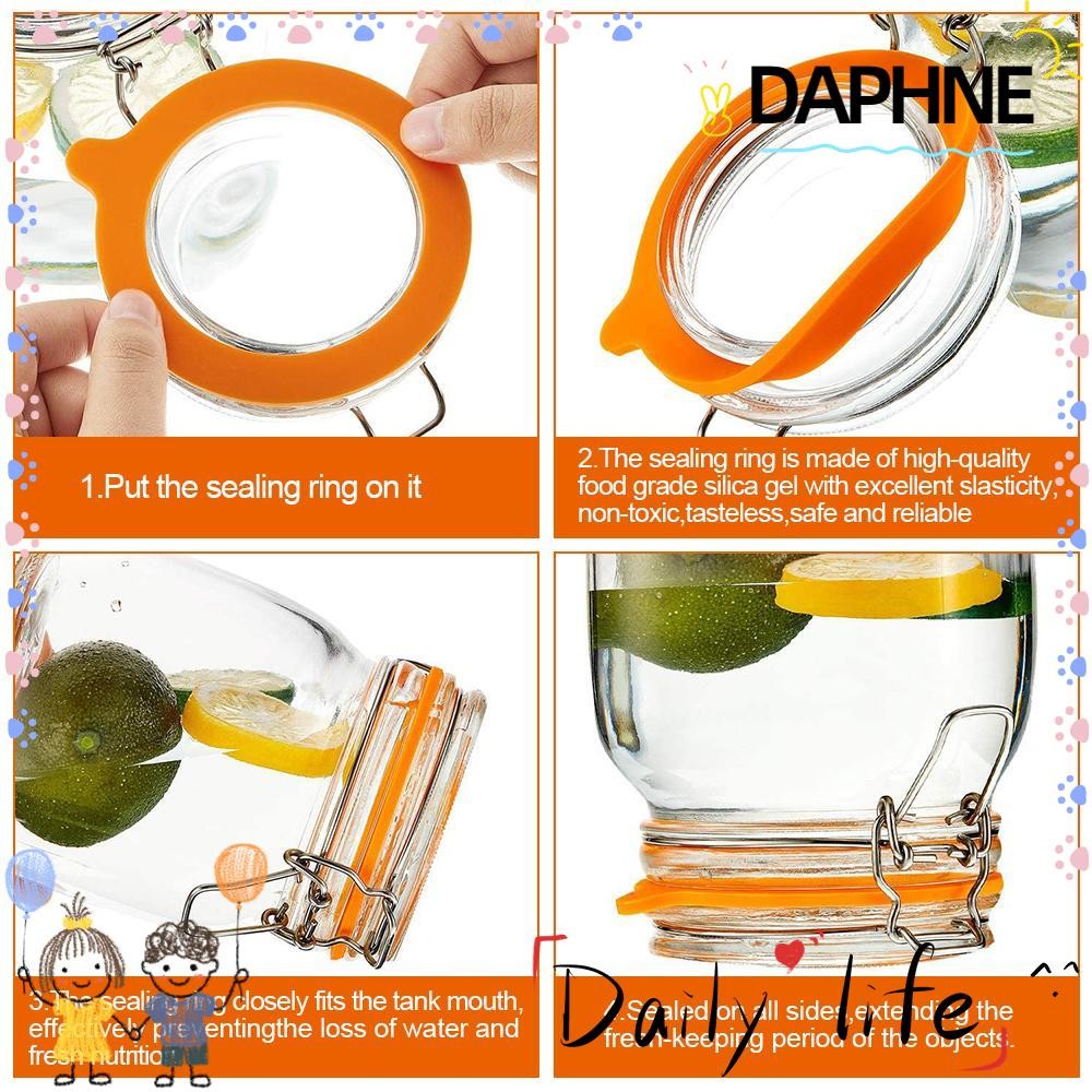 ปะเก็นขวด DAPHNE ขวดรั่ว เครื่องซักผ้าทดแทน ซีลยาง ปะเก็น Mason Jars ...