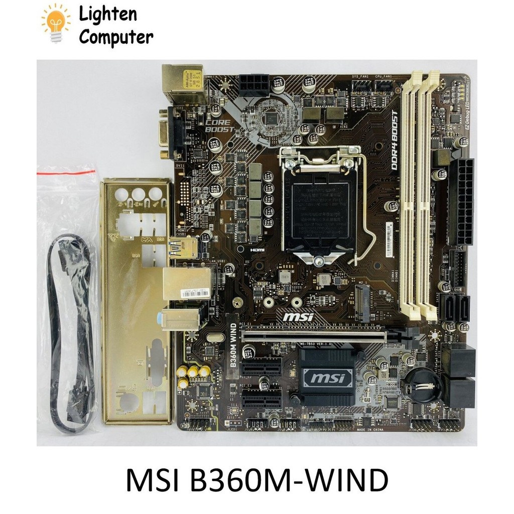 Asus EX-B360M-V5 / MSI B360M-WIND B360 1151 SOCKET INTEL 8th / 9th GEN ...