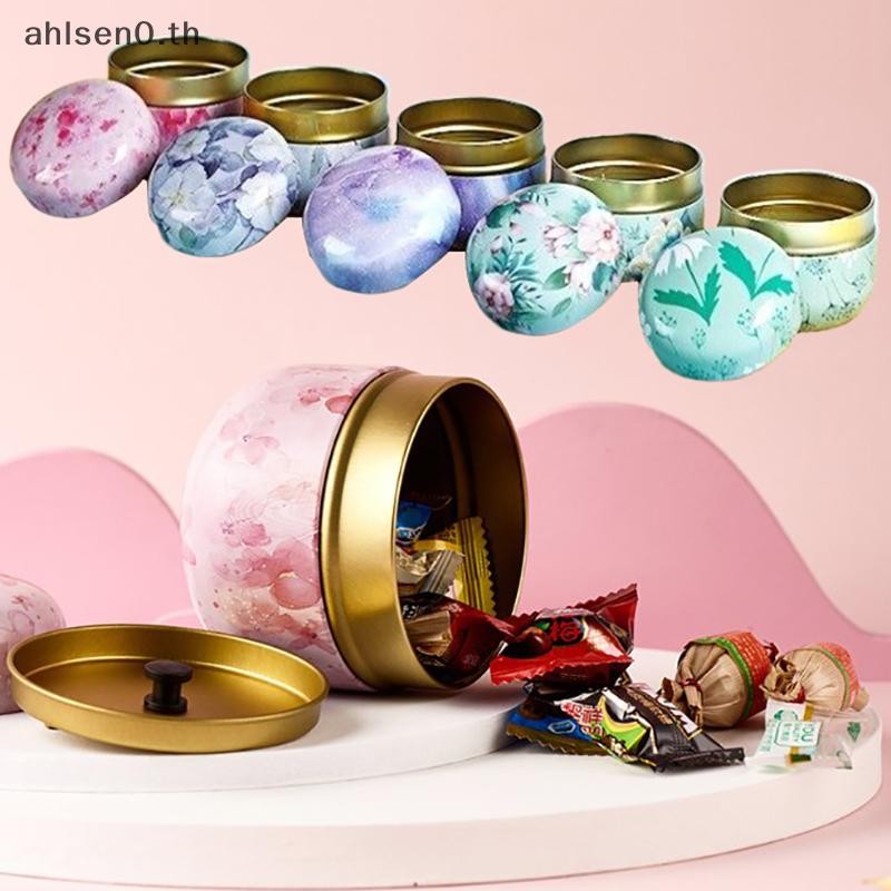 Ahlsen0 ใหม่ชาแคดดี้ชากล่องคอนเทนเนอร์กระป๋องเทียนกาแฟขนมเครื่องเทศผลไม้แห้งกล่องเก็บครัวปิดผนึก ...