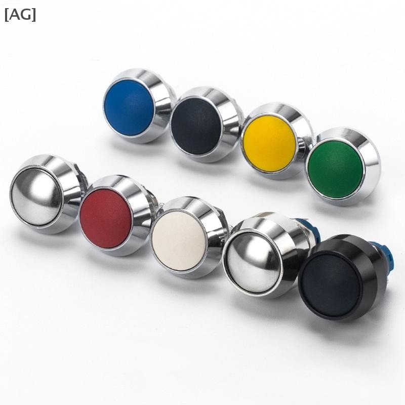 Th 12MM หลายสีตัวเลือกโลหะ Pushbutton สวิทช์ทรงกลม Globoid หัวกลม Pushbutton สวิทช์ TH | Shopee ...