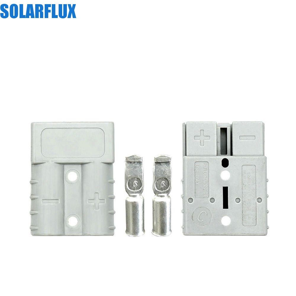 SOLARFLUX 10 ชิ้นสําหรับ Anderson สไตล์ปลั๊ก 6-12AWG AC/DC อุปกรณ์เสริมอิเล็กทรอนิกส์ชุดทองแดง ...