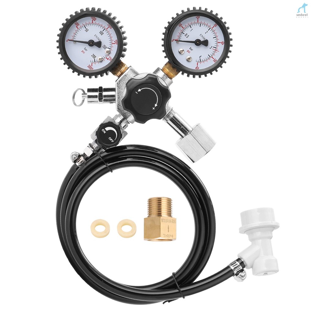 เบียร์ CO2 Keg Regulator Safety วาล์วระบายความดัน 0-3000 PSI ถังความดัน | Shopee Thailand