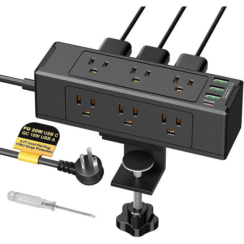 American Standard 9 Power Sockets Desktop Socket Desk American Standard ...