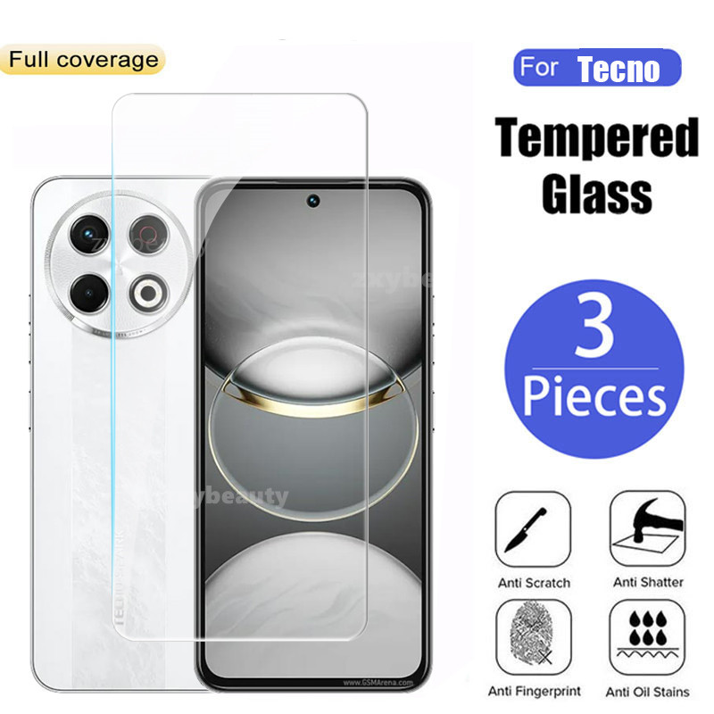 Tecno Spark 30 Pro 5G 4G 2024 ป้องกันหน้าจอคลุมทั้งหมดกระจกนิรภัย ...