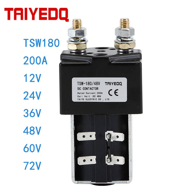 Magnetic Dc Contactor SW180 200A 12V 24V 36V 48V 60V 72V ใช้สําหรับ ...