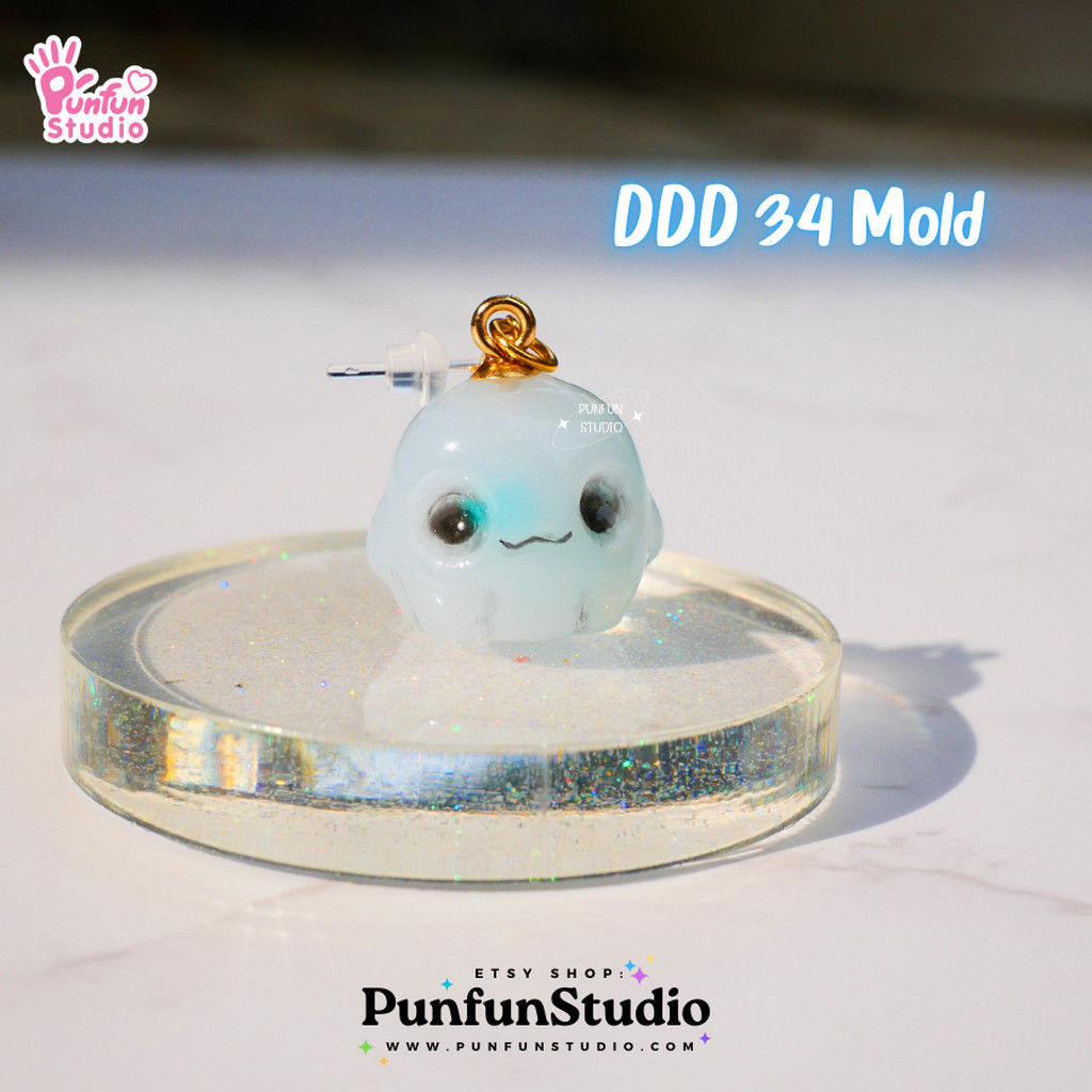 แม่พิมพ์ 3 มิติ ขนาดเล็ก DDD 34 ผีน้อย / Boo Ghost Mold / Halloween ...