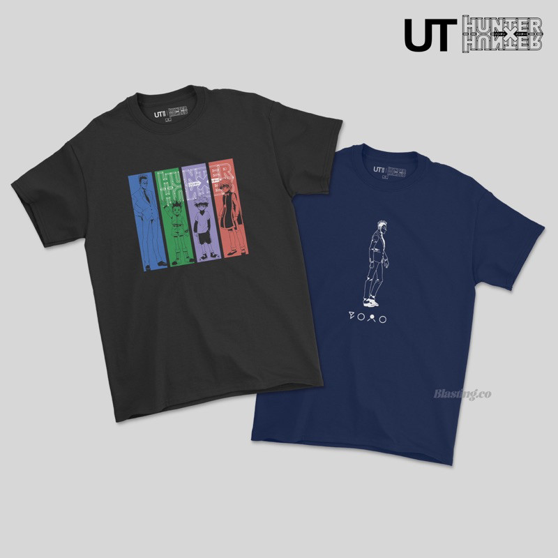 2024 แขนสั้นอะนิเมะ HUNTER X HUNTER X UNIQLO UT | Gon | Genei RYODAN ...