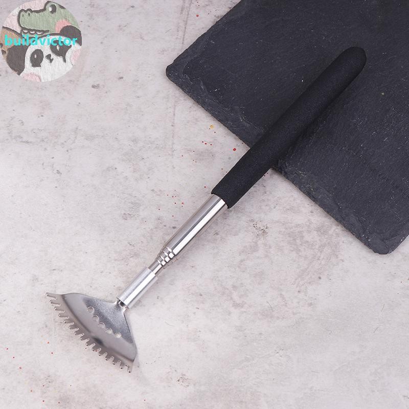 Buildvictor Extended Back Scratcher หัวมี 15 คราด, สแตนเลสแบบพกพา ...