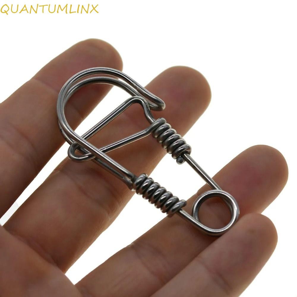 QUANTUML สแตนเลสลวด Snap คลิป, Snap คลิปสแตนเลสสตีล Clasp Dual Lock พวง ...