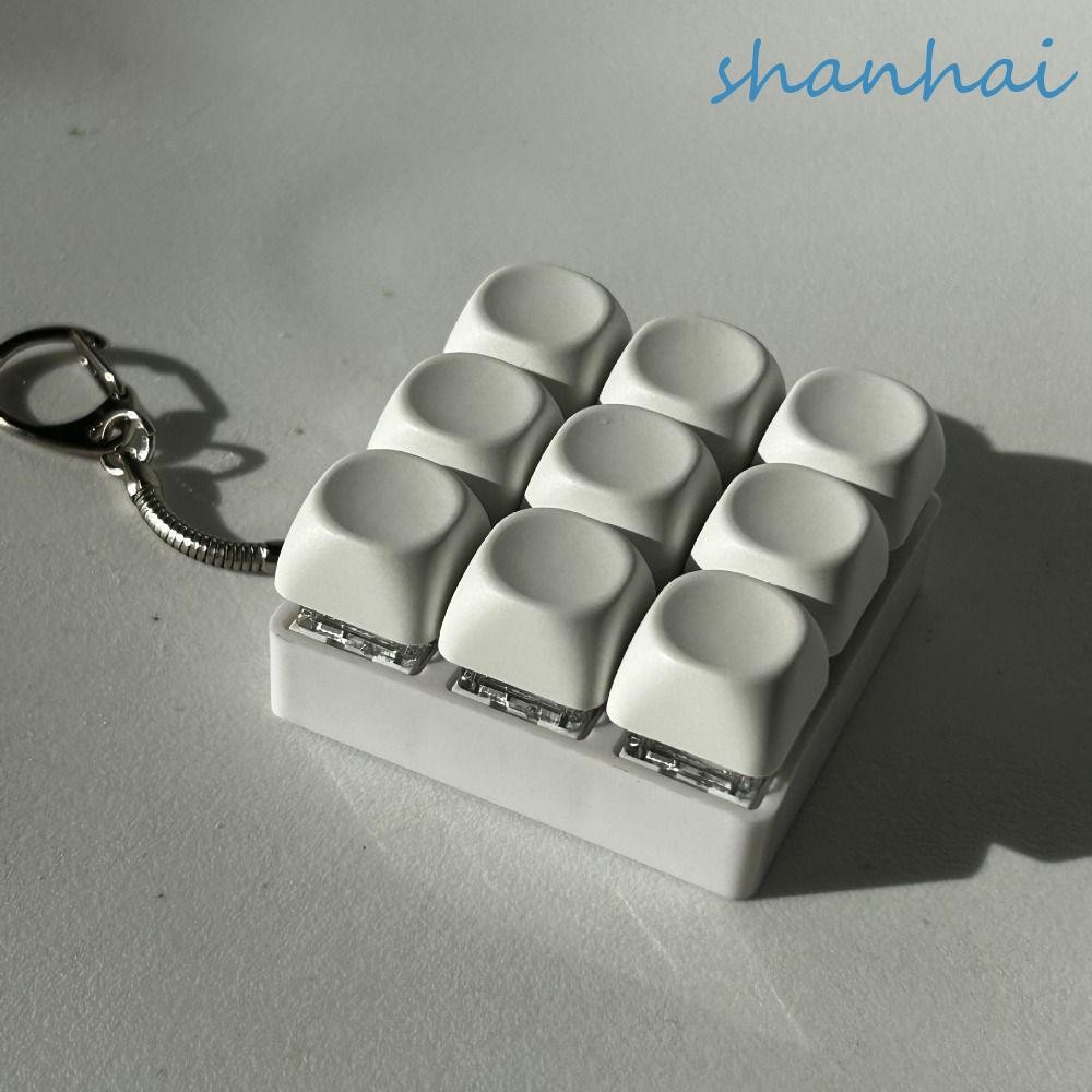 SHANHAI คีย์บอร์ด Fidget ของเล่น, 4/9 คีย์ DIY Finger Fidget Clicker ...