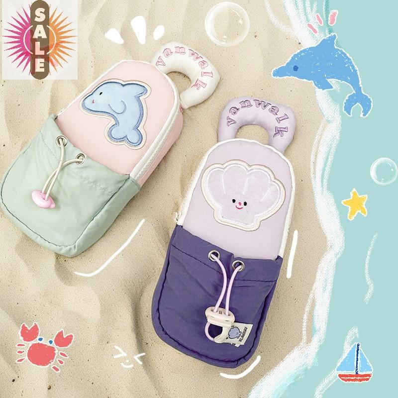Ap Ins Dolphin กล่องดินสอน่ารักอเนกประสงค์ความจุขนาดใหญ่กระเป๋าเก็บ ...