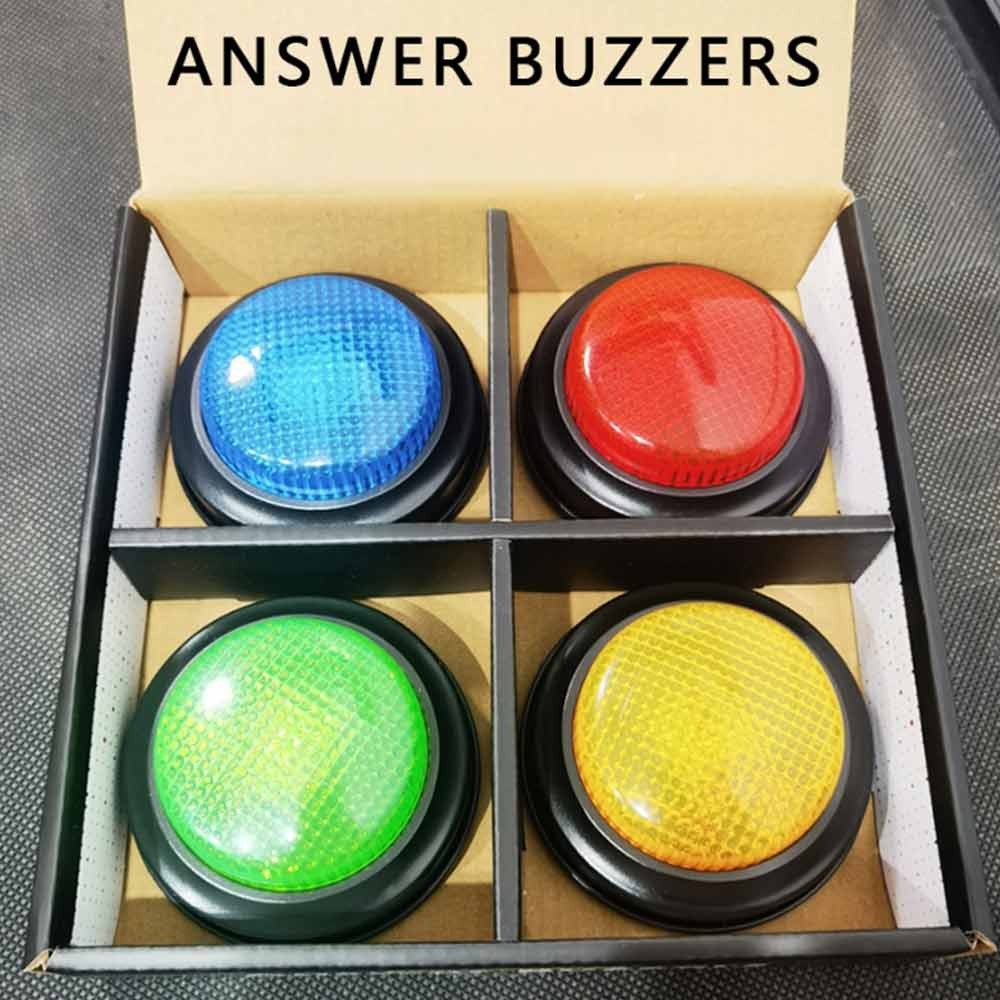 Buzzer Button Family Interactive Game Quiz Light Buzzer Button Buzzer ...