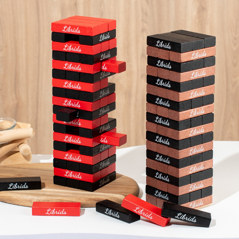 ไม้เนื้อแข็งการศึกษา Jenga ของเล่นเพื่อการศึกษาเด็กการศึกษา Early ...