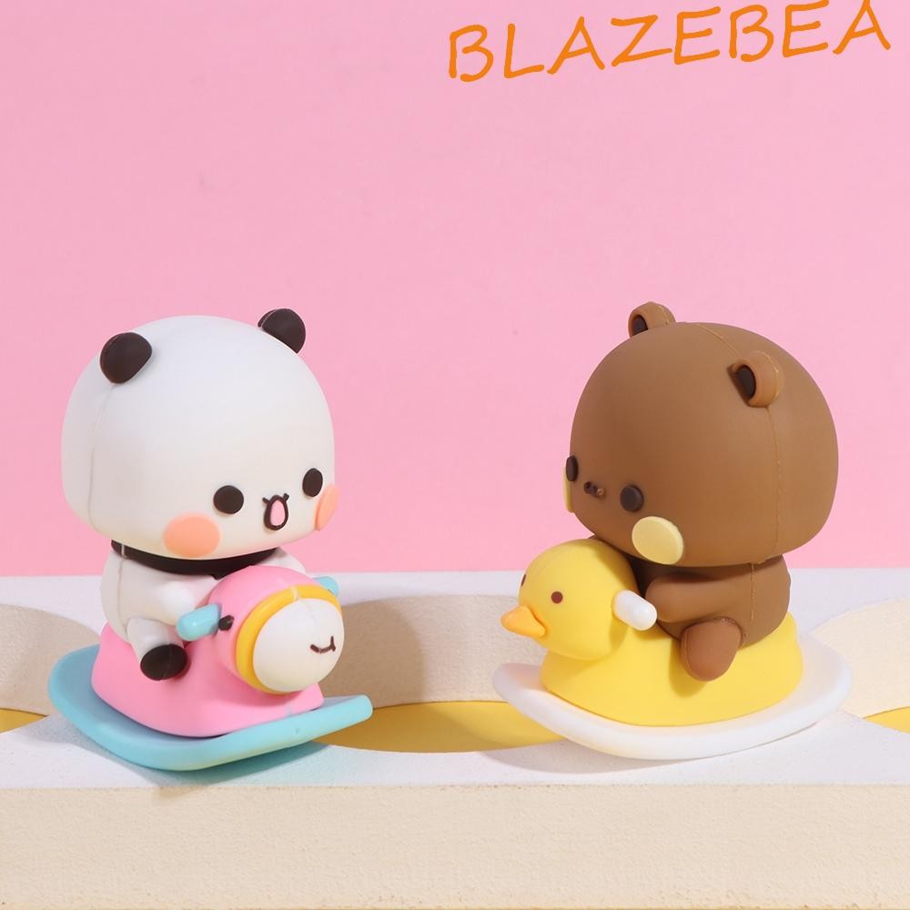 BLAZEBEA Bubu Dudu Panda Bear รูป, หมีสะสม Panda Bubu Dudu รูปตุ๊กตา, การ์ตูนที่น่าตื่นเต้น ...