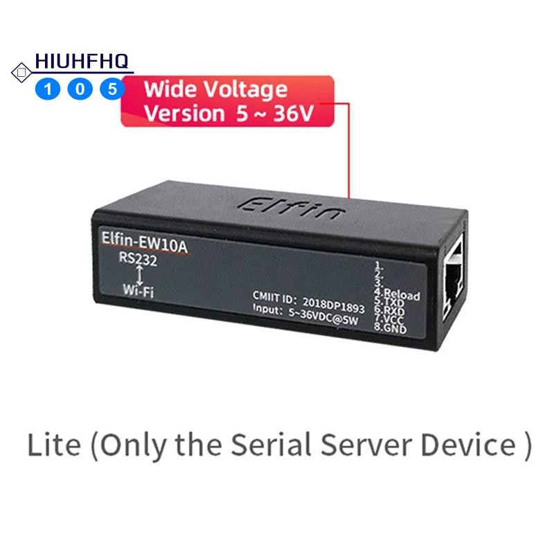 Hiuhfhq106Elfin Elfin EW10A Serial Server รองรับโปรโตคอลเครือข่ายหลายตัวและการจัดการระยะไกล ...