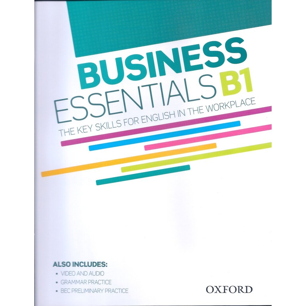 BUSINESS ESSENTIALS B1: STUDENT S BOOK WITH DVD | Shopee Thailand