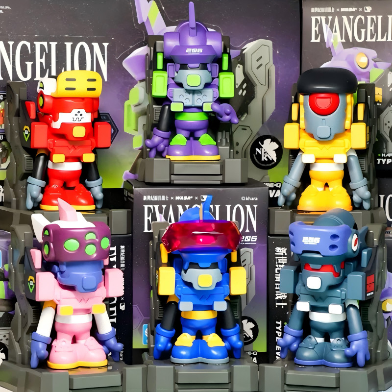 ของแท้ Neon Genesis Evangelion Blind Box Wasa & EVA Co-branded กิ้งก่า ...