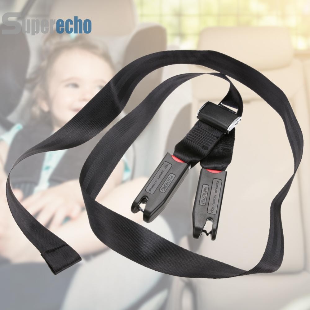 สายรัดที่นั่งนิรภัยสําหรับเด็กในรถยนต์แบบปรับได้ Isofix Soft Link Belt ...
