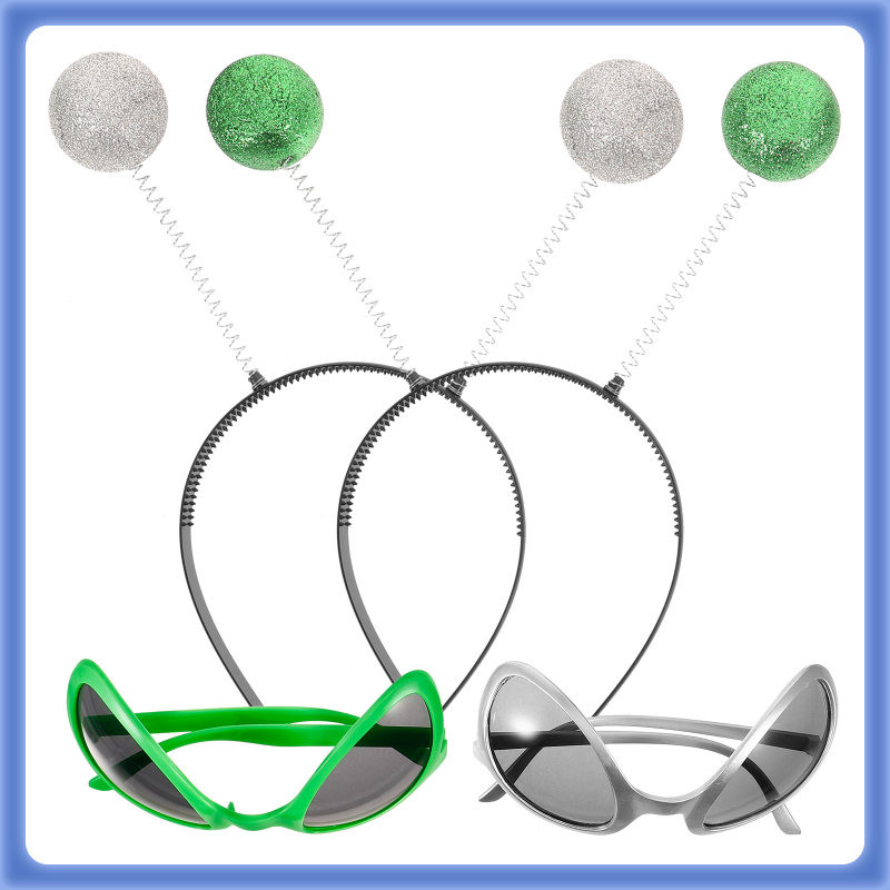 แถบคาดศีรษะ Aliens Stage Hair Hoop เครื่องแต่งกายอุปกรณ์เสริมแว่นตาฮา ...