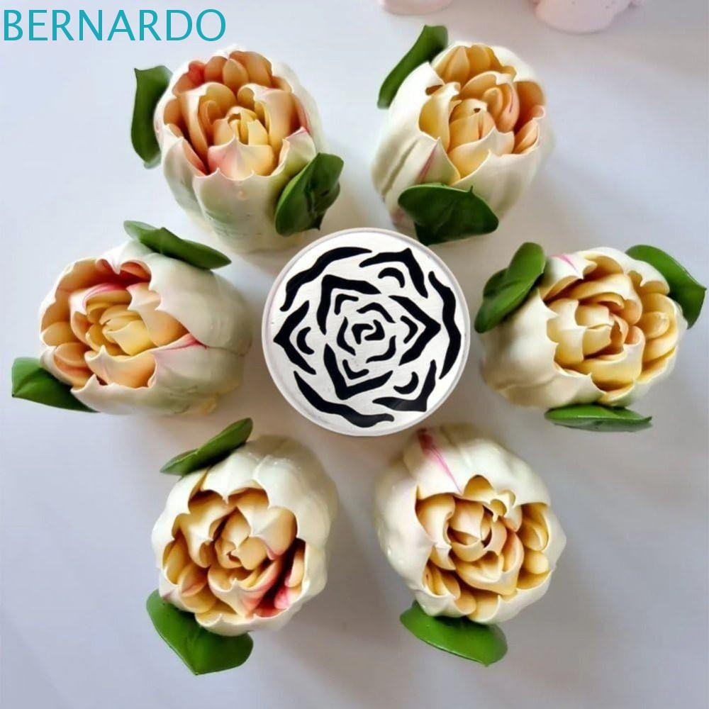 Bernardo ปากบีบดอกไม้, ขนาดใหญ่ Creative Pastry Piping หัวฉีด, สแตนเลสทนทานหลายสไตล์ DIY ครีมหัว ...