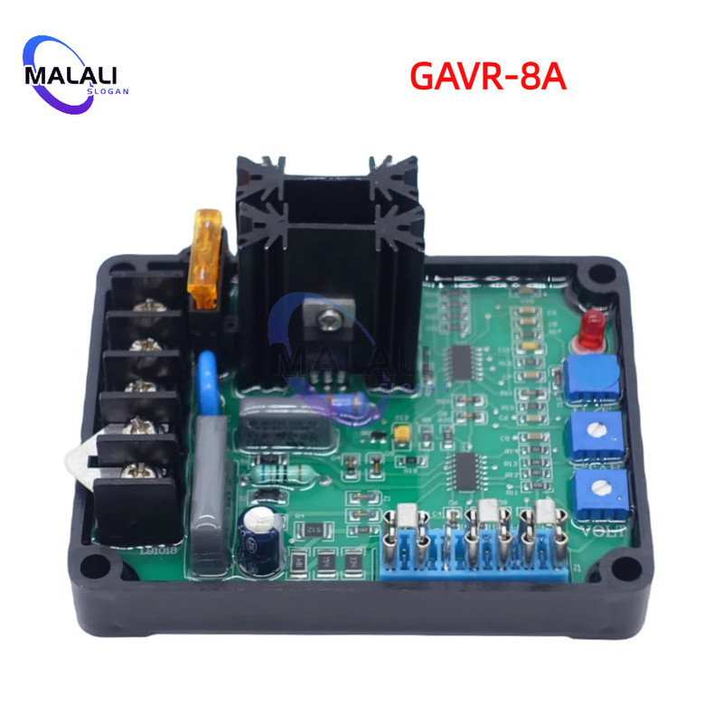 GAVR8A Universal AVR GAVR-8A โมดูลปรับแรงดันไฟฟ้าอัตโนมัติชิ้นส่วนเครื่องกําเนิดไฟฟ้า AC ไร้แปรง ...