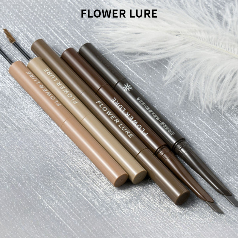 FLOWER LURE ดินสอเขียนคิ้ว ดินสอเขียนคิ้วสองหัว สองหัว กันน้ำ ติดทนนาน ...