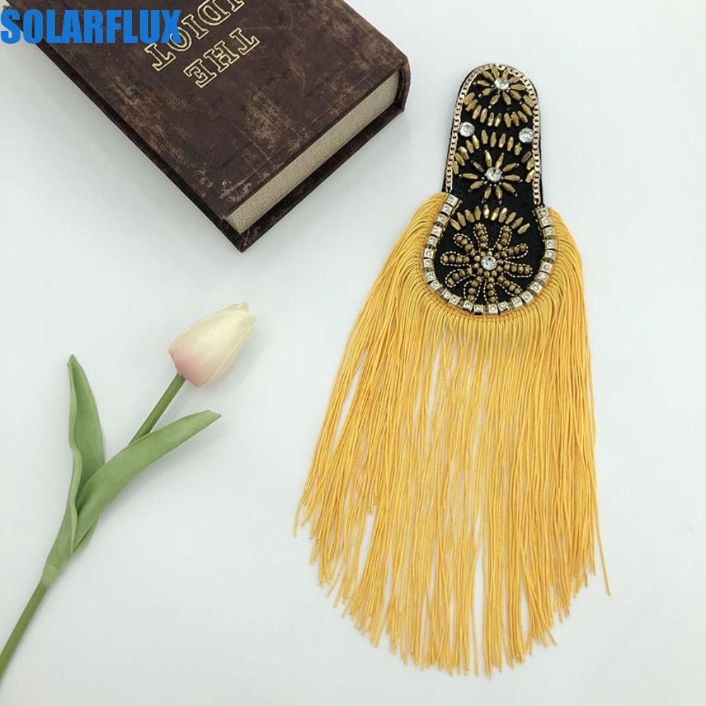 SOLARFLUX พู่ Epaulette, Pin Breastpin เข็มกลัดไหล่, DIY เสื้อผ้าตกแต่ง ...