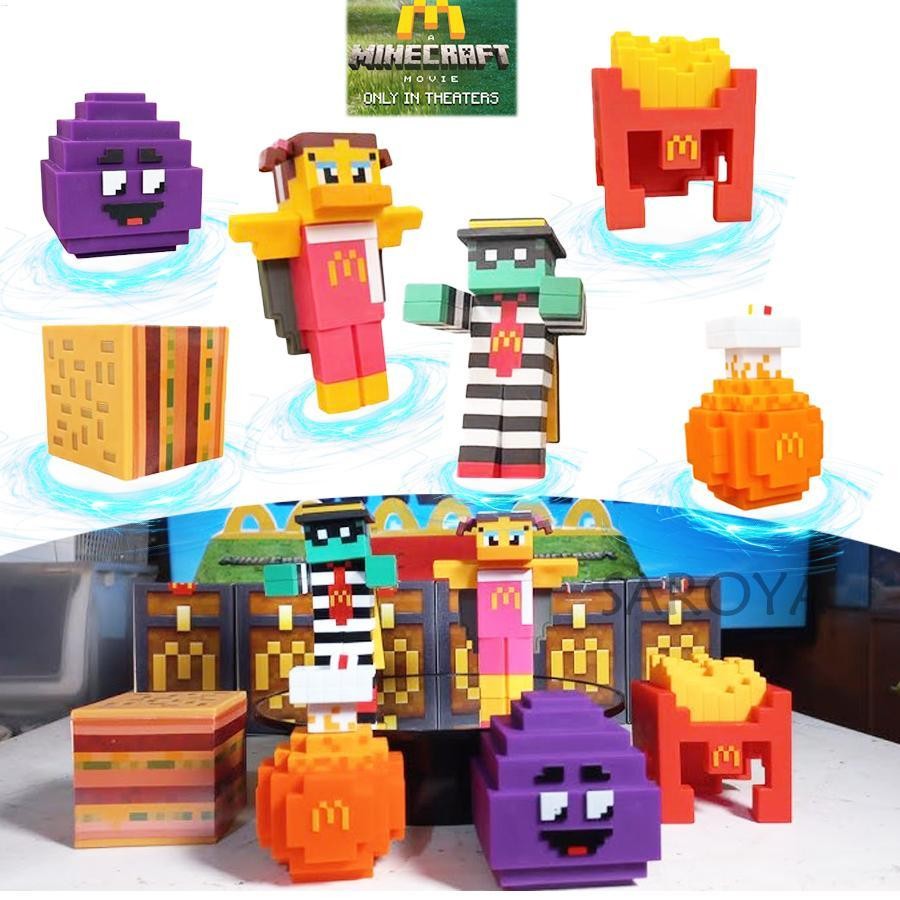 2025 McDonalds A Minecraft Movie Happy Meal Toys Mcdo Minecraft Happy ...