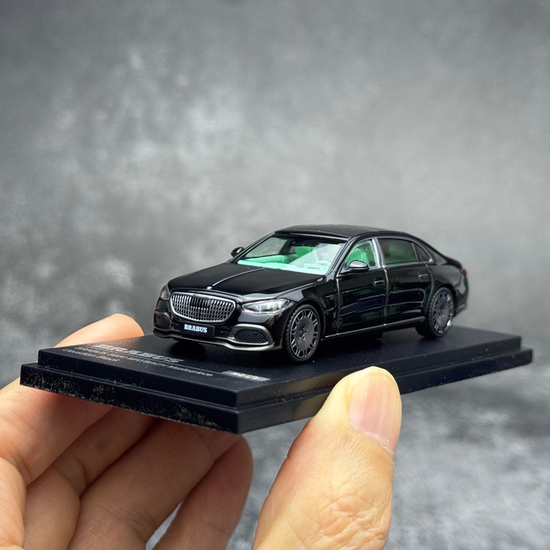 โมเดลรถโลหะผสม AR 1/64 Maybach Brabus S850 Masterpiece 2023 ของเล่นรถ ...